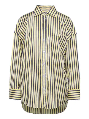 P.a.r.o.s.h P.A.R.O.S.H. Striped Woven Shirt Yellow