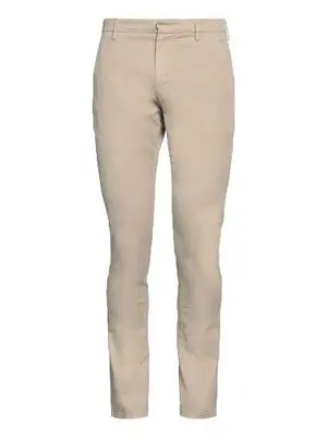 DONDUP Man Pants White Size 35 Cotton, Elastane Beige