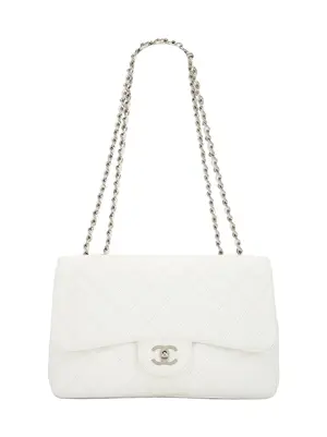 CHANEL Chanel Caviar Jumbo Flap Bag