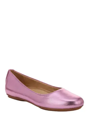 Naturalizer Naturalizer Maxwell Skimmer Flat Wild Rose Leather