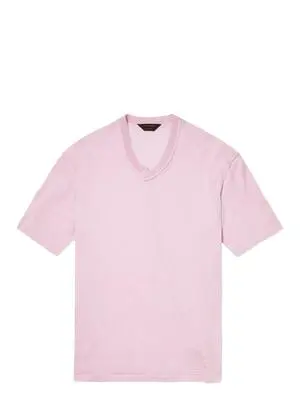 Zegna Wool T-shirt - Pink