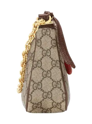 Gucci Gucci Small Ophidia Shoulder Bag Beige/brown