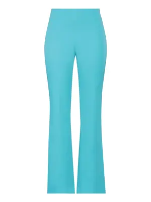 Atos Lombardini ATOS LOMBARDINI Flared High-Waisted Pants Turquoise