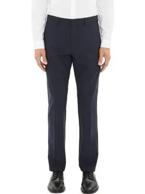 Theory Mayer Wool Dress Pants - Navy