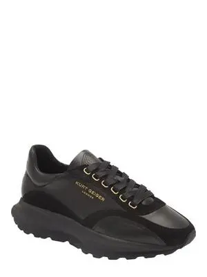 Kurt Geiger Gaspar Leather Sneakers - Black