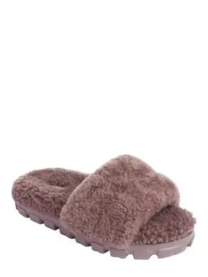 UGG UGG(r) Cozetta Curly Shearling Slide Slipper Thundercloud
