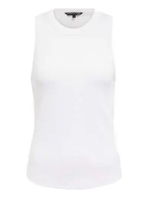 Veronica Beard Jordyn Cotton Tank Top - White