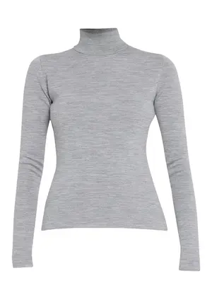 Gabriela Hearst Gabriela Hearst May Wool-Cashmere Turtleneck Heather Grey