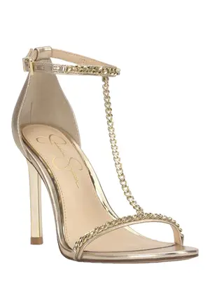 Jessica Simpson Jessica Simpson Qiven T-strap Sandal Champagne