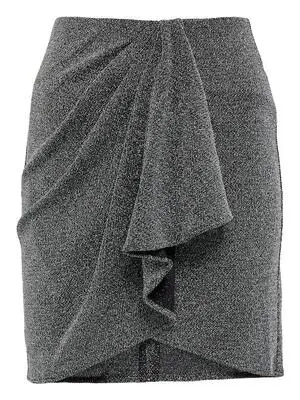 MARANT ETOILE Bergen Lurex® Miniskirt - Silver