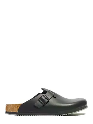 Madewell Birkenstock® Boston Grip Leather Clogs - Black