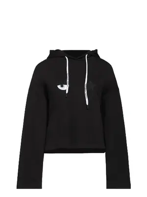 CHIARA FERRAGNI Fleece Sweatshirt - Black