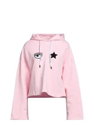 CHIARA FERRAGNI Cotton Sweatshirt Pink