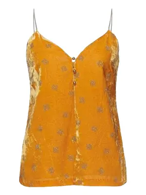 Pinko Viscose Blend Camisole - Yellow