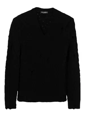 Dolce & Gabbana Knitted Sweater - Black