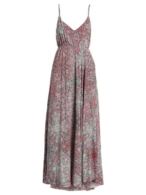 HAVEONE Maxi Dress Maroon
