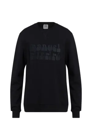 MANUEL RITZ Cotton French Terry Sweatshirt Dark Blue