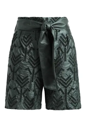 D.exterior D.EXTERIOR Shorts Dark Green