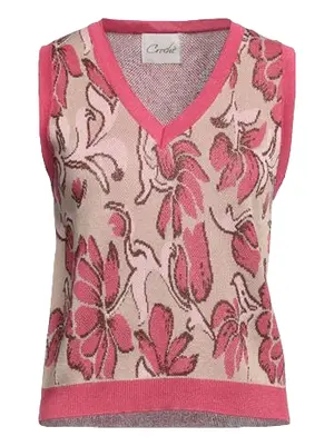 CROCHÈ Floral Sleeveless Top - Pink