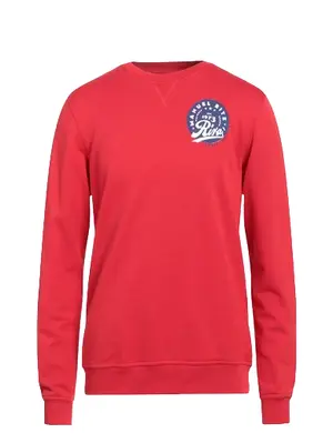 MANUEL RITZ Cotton Fleece Sweatshirt - Red