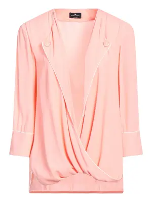 Elisabetta Franchi ELISABETTA FRANCHI Wrap-effect Top Pink