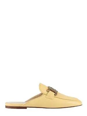 TOD'S TOD'S Leather Mules Yellow