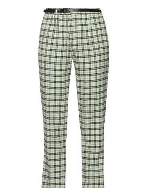 WHITE SAND WHITE SAND Tartan Flannel Tapered Pants