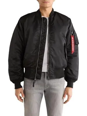Alpha Industries Ma-1 Reversible Bomber Jacket - Black/gunmetal