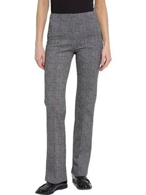 Lyssé Houndstooth Jacquard Flare Leggings - Smokey Salt Pepper