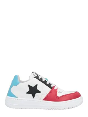 2STAR Soft Leather Low-top Sneakers - White