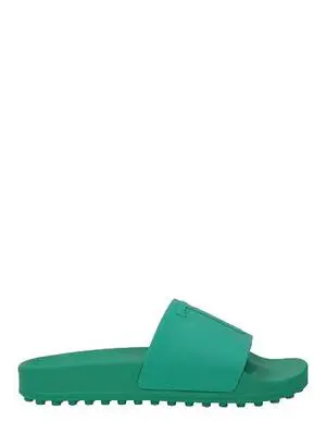 TOD'S Rubber Slides - Green