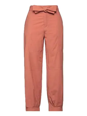 MERCI Cotton-Blend Straight Leg Pants Tan