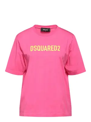Dsquared2 DSQUARED2 Logo-Print T-Shirt Fuchsia