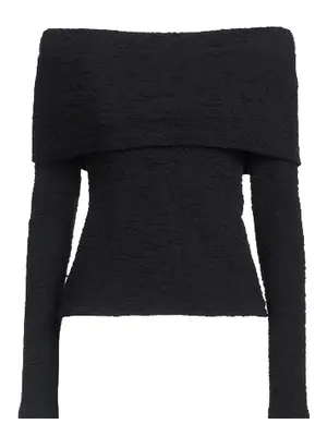 MSGM Off-the-shoulder Top - Black