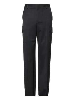 Valentino Garavani Virgin Wool Cargo Trousers - Black