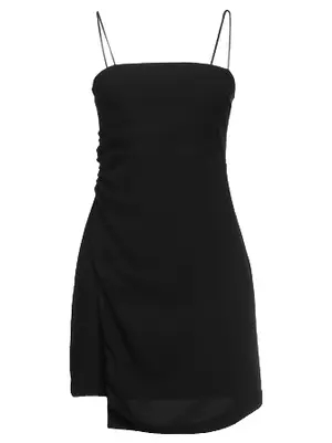MERCI Mini Asymmetric Dress Black