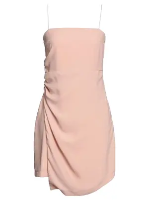 MERCI Mini Asymmetric Dress Light Pink