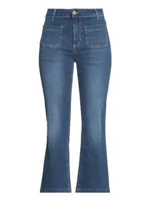 MERCI Flared Leg Jeans - Blue