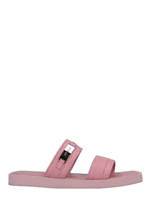 By Far Leather Sandals - Pink