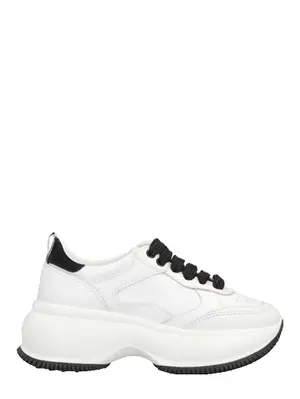 Hogan Low-Top Leather Sneakers White