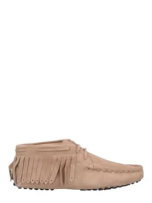TOD'S Ankle Boots In Leather Beige