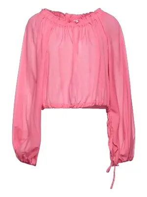 MERCI MERCI Off-the-Shoulder Top Pink