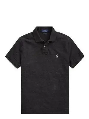 Polo Ralph Lauren Man Polo Shirt Charcoal Size S Cotton Grey