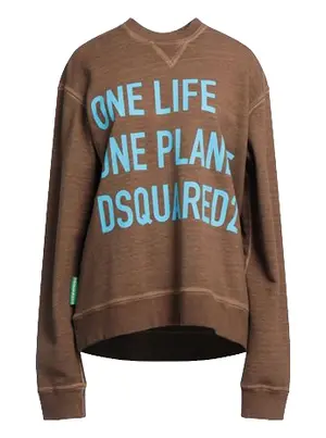 Dsquared2 DSQUARED2 Long-Sleeved Sweatshirt Brown