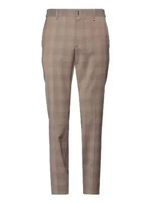 Givenchy Tartan Wool Blend Trousers - Brown