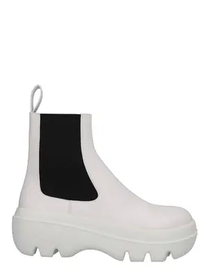 Proenza Schouler Ankle Boots In Calfskin - White