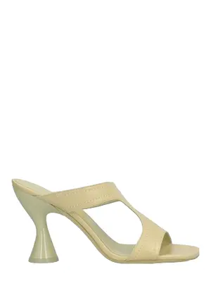 By Far BY FAR Soft Leather Sandals Sage Green