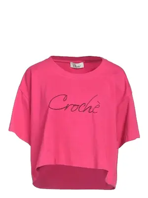 CROCHÈ CROCHÈ Logo-Print T-Shirt Pink
