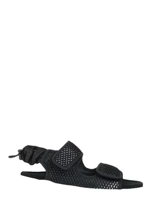 Hogan Textile Fiber Sandals - Black