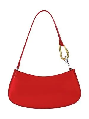 Staud STAUD Ollie Leather Shoulder Bag Cherry
